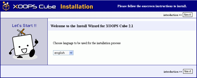 Xoops Cube Install Guide